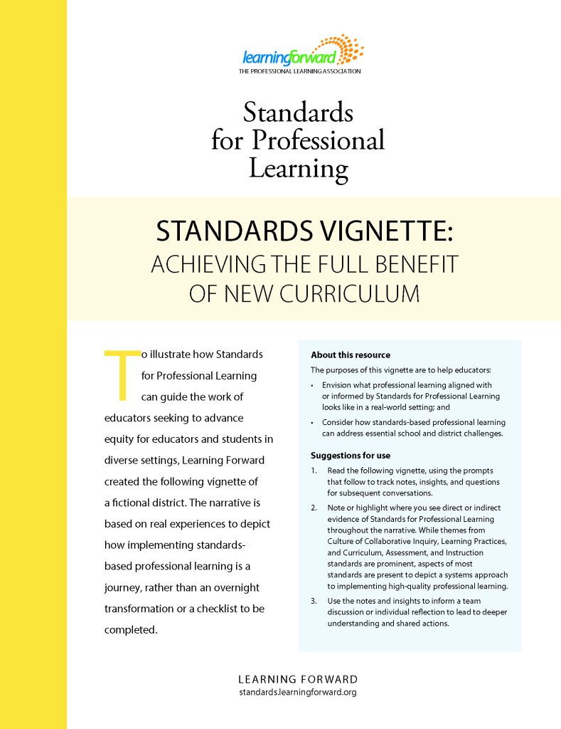 Standards Vignettes