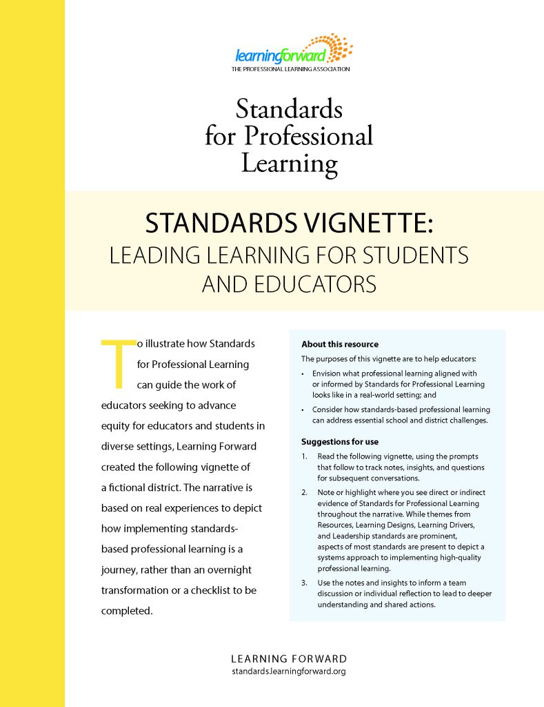 Standards Vignettes